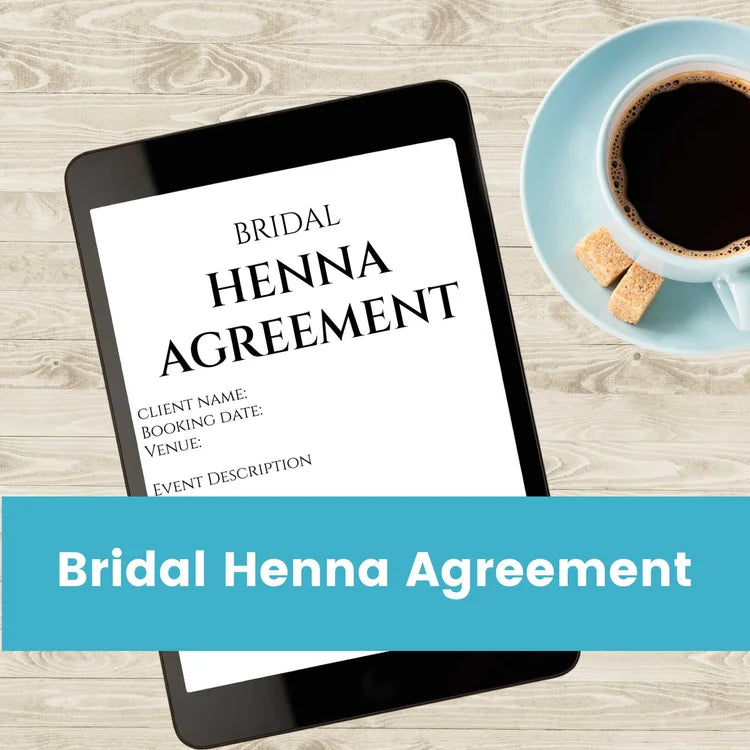 Bridal Henna Agreement – SARAHENNA LLC